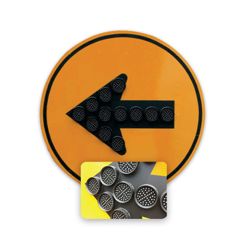 FLASHING LED CLUSTER ARROW SIGN – Continental supplies
